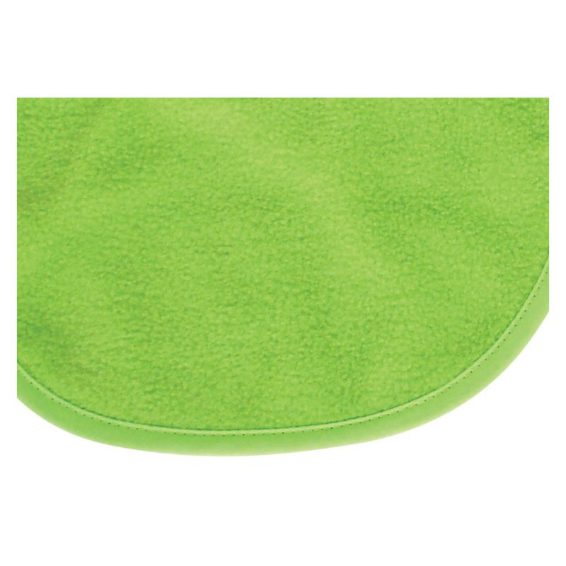 Bavoir en molleton vert citron