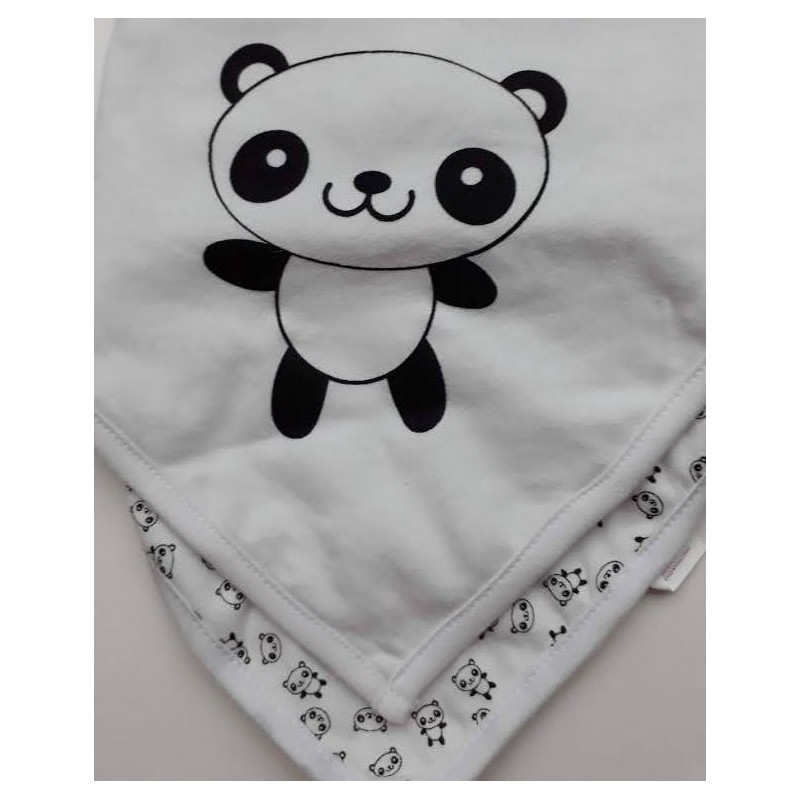 2 Bavoirs Bandana "Panda"